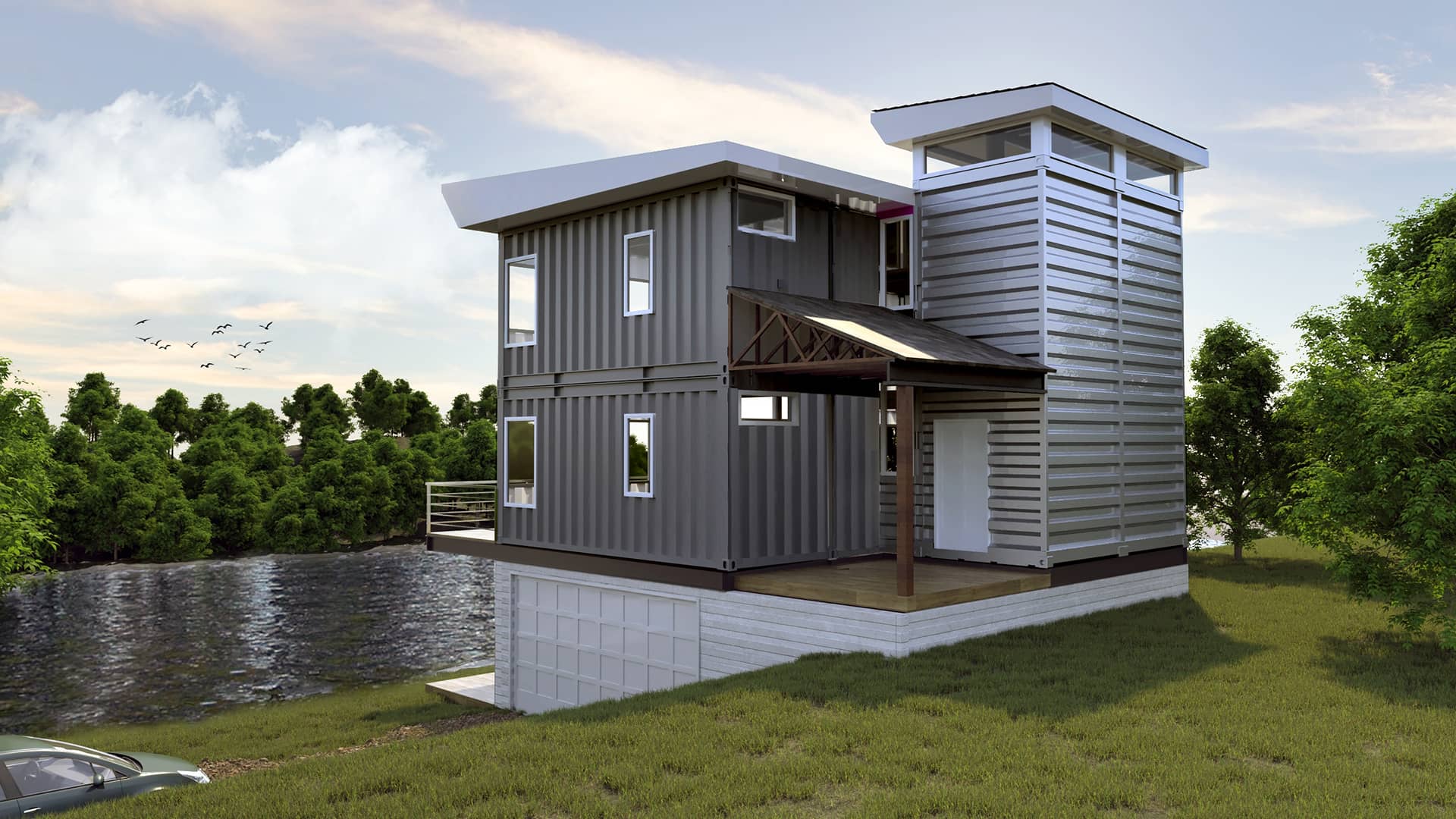 Second story container - Ceed Civil Engineering